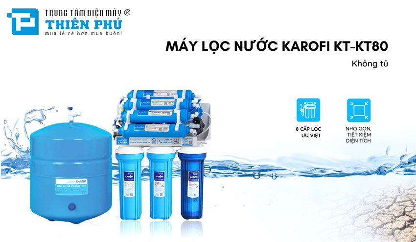 Máy Lọc Nước Karofi KT-KT80 8 Lõi giá rẻ tại kho chính hãng