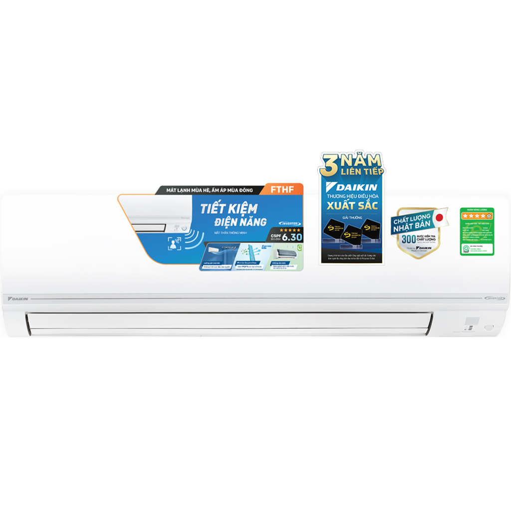 Đánh giá chi tiết ưu điểm của điều hòa Daikin 2 chiều FTHF50VVMV so với ...