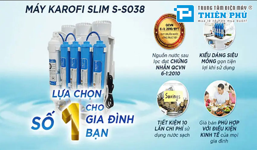 Máy lọc nước Karofi 8 lõi S-S038 có phải lựa chọn tốt nhất cho gia đình bạn?