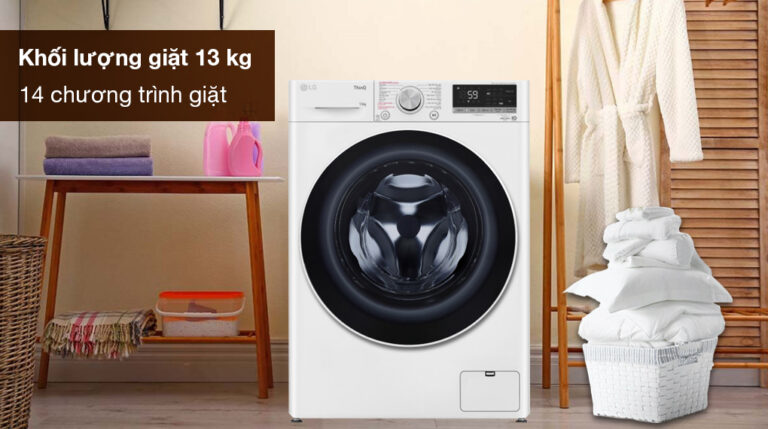 Có nên lựa chọn máy giặt LG inverter FV1413S4W 13kg cho gia đình hay không?