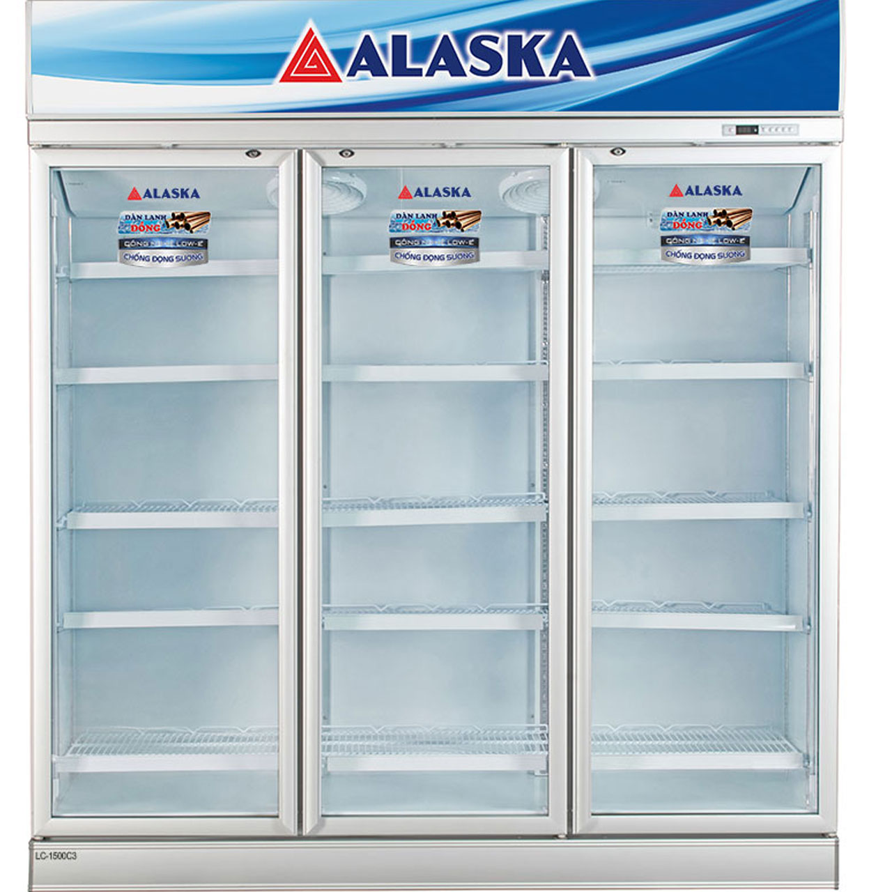 Tủ Mát ALaska 1500 Lít 3 Cánh LC-1500C3 giá rẻ tại kho chính hãng