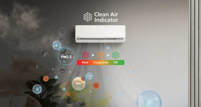 Tìm hiểu tính năng Clean Air Indicator trên điều hòa Panasonic XU mới ...